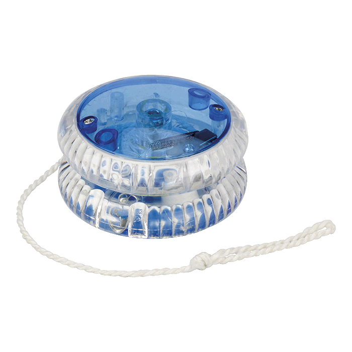 Plastic Light Up Yo-Yo - Cobalt Blue | Brand Innovation