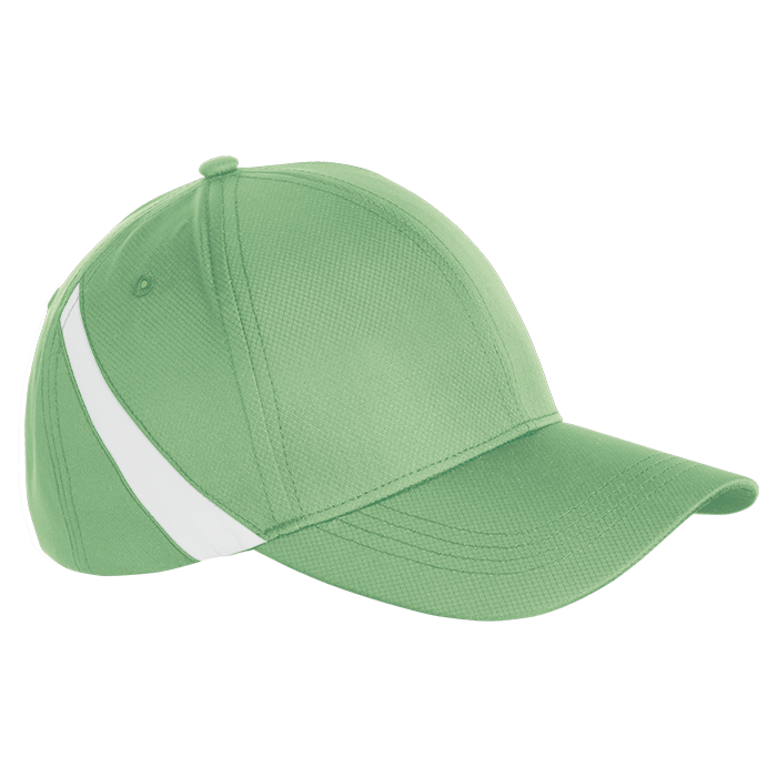 6 Panel Enzo Cap - White With Bright Pink | Brand Innovation